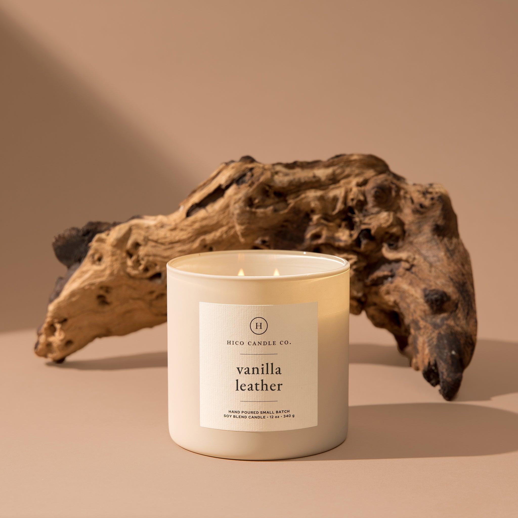 Vanilla Leather - 14oz. Candle – Hico Candle Co.